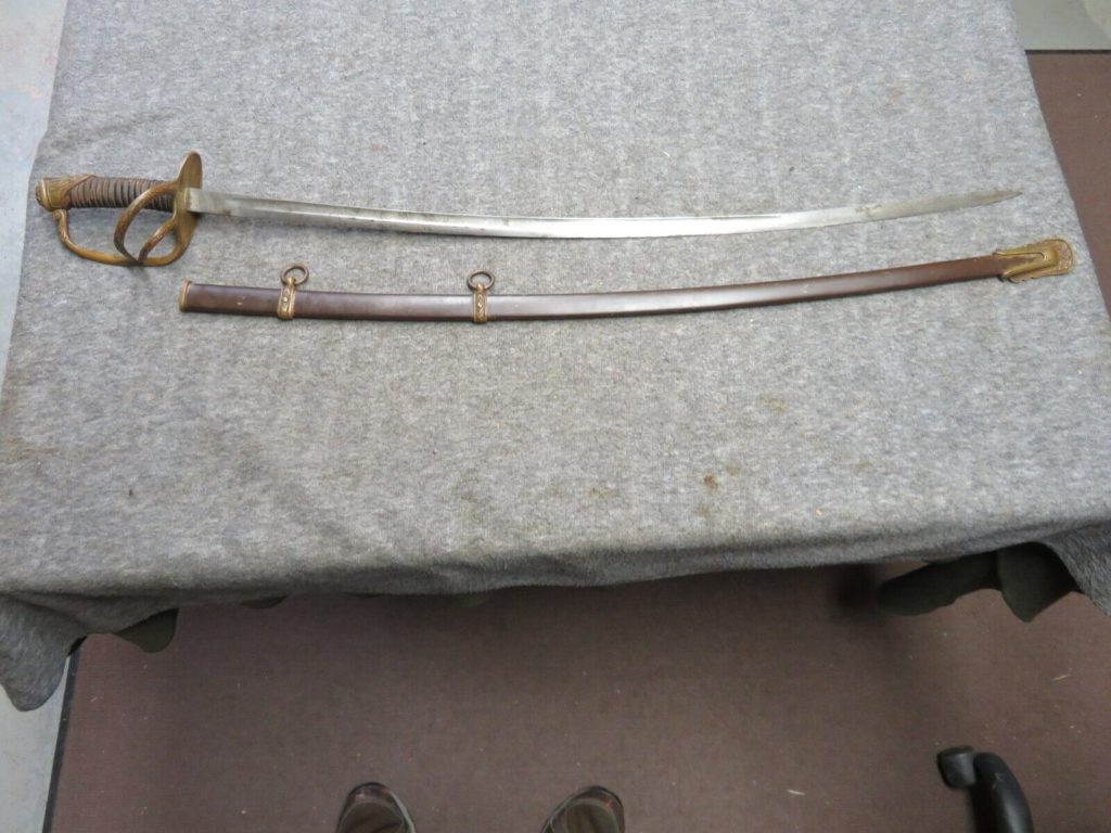 INDIAN WARS-SPANISH AMERICAN WAR US MODEL 1872 CAVALRY SABER SWORD ...