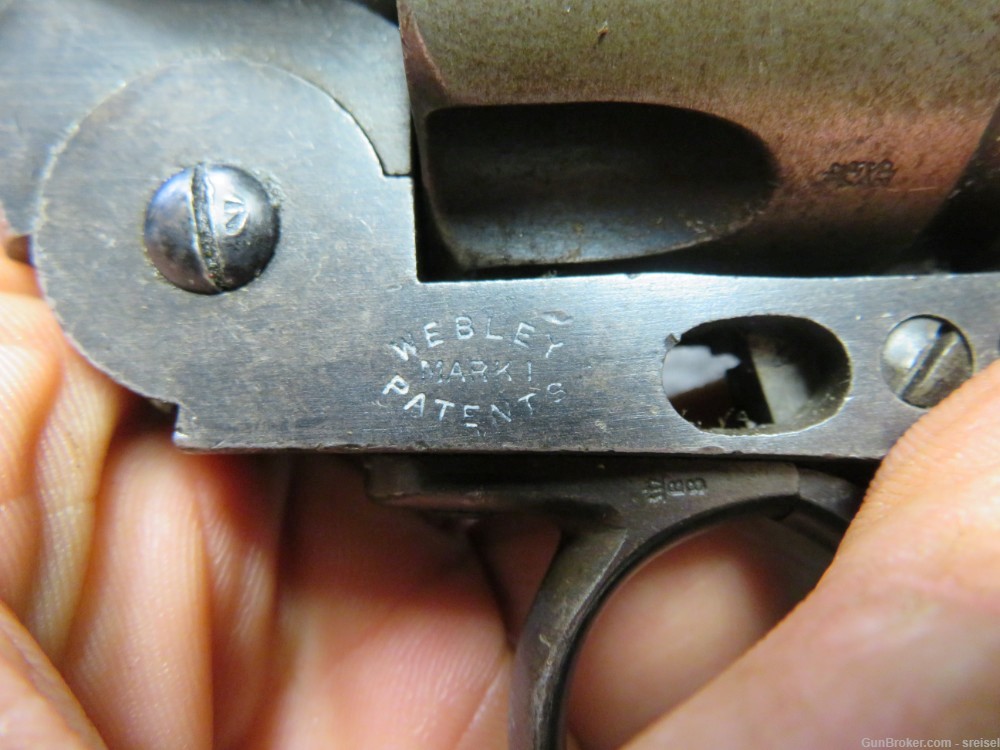 ANTIQUE BRITISH MARK I WEBLEY REVOLVER - Eisel Armory