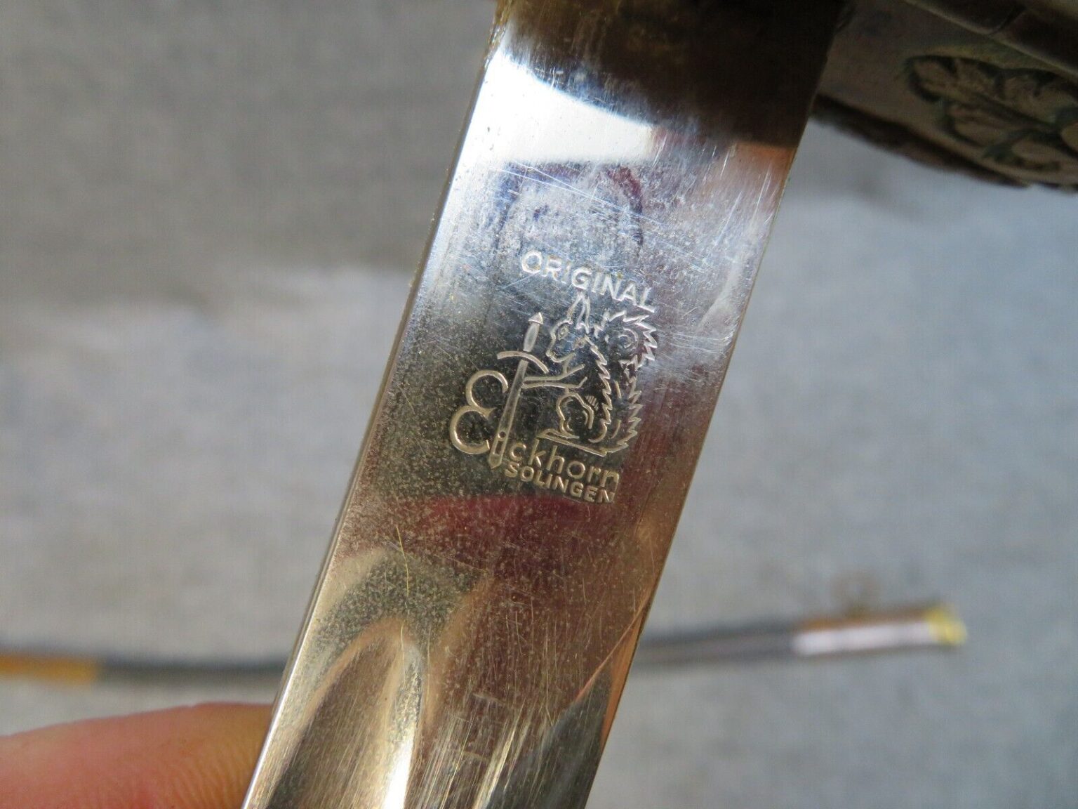 WWII GERMAN KRIEGSMARINE NAVY OFFICER SWORD W/ SCABBARD - Eisel Armory