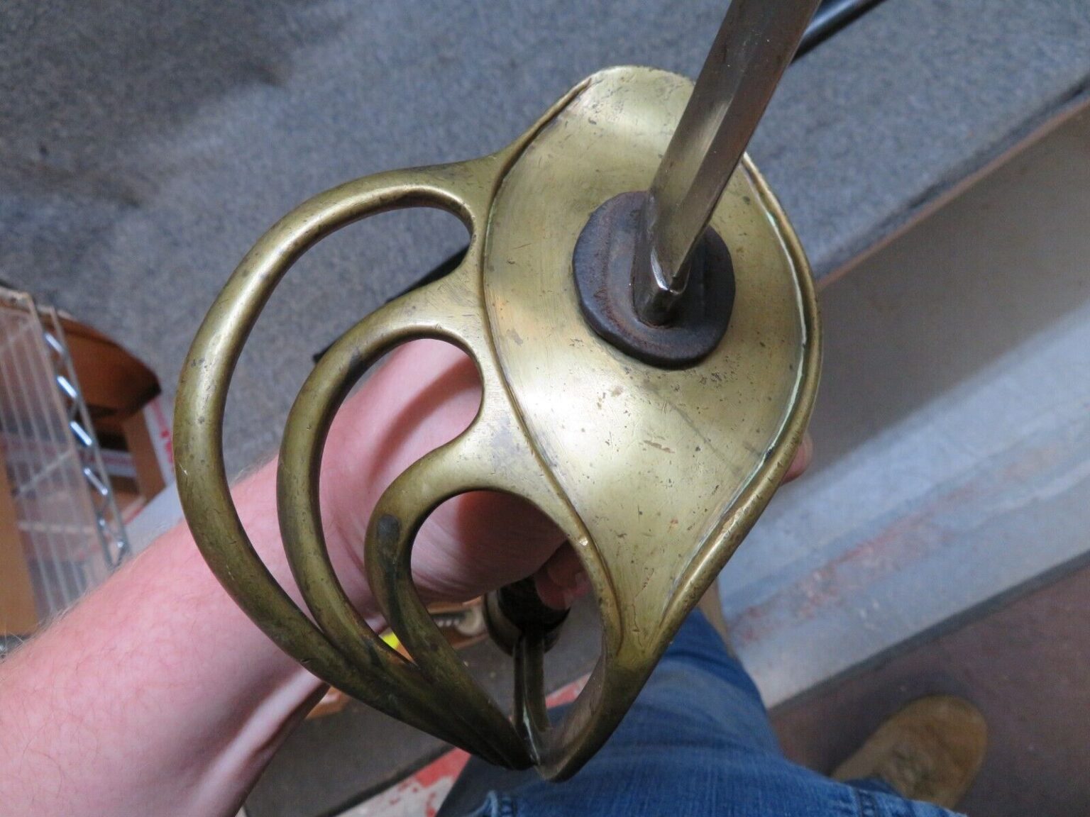 CIVIL WAR ERA FRENCH MLE 1822 HEAVY CAVALRY SWORD W/ SCABBARD - Eisel ...