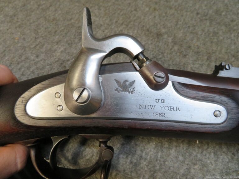 Civil War US Model 1861 Springfield Rifle Musket – Sarson & Roberts NY ...